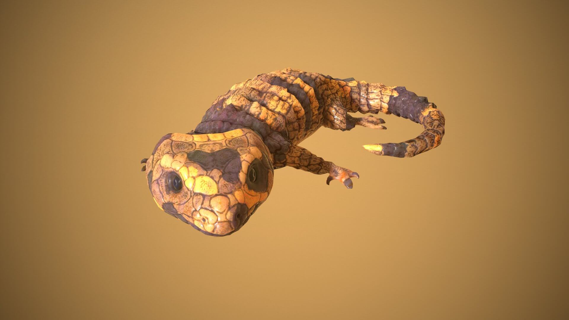 Lizard - 3D Model by Zelad
