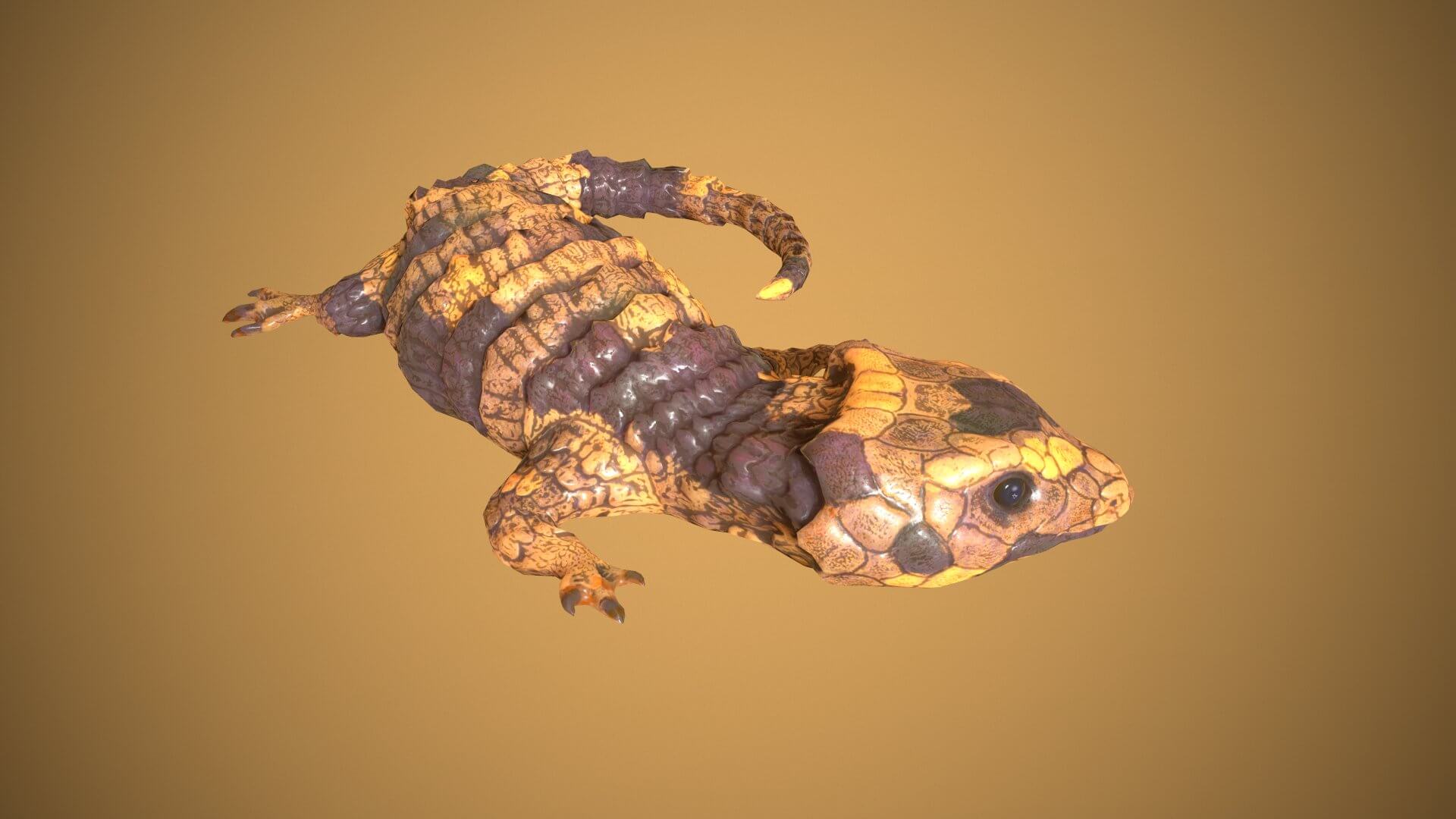 Lizard - 3D Model by Zelad