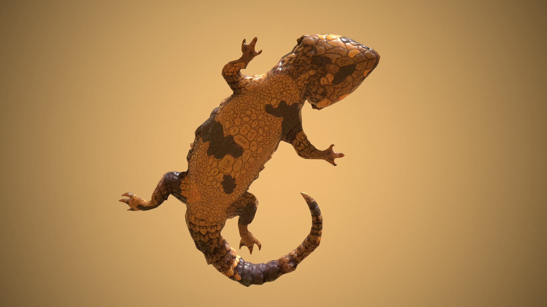 Lizard - 3D Model by Zelad