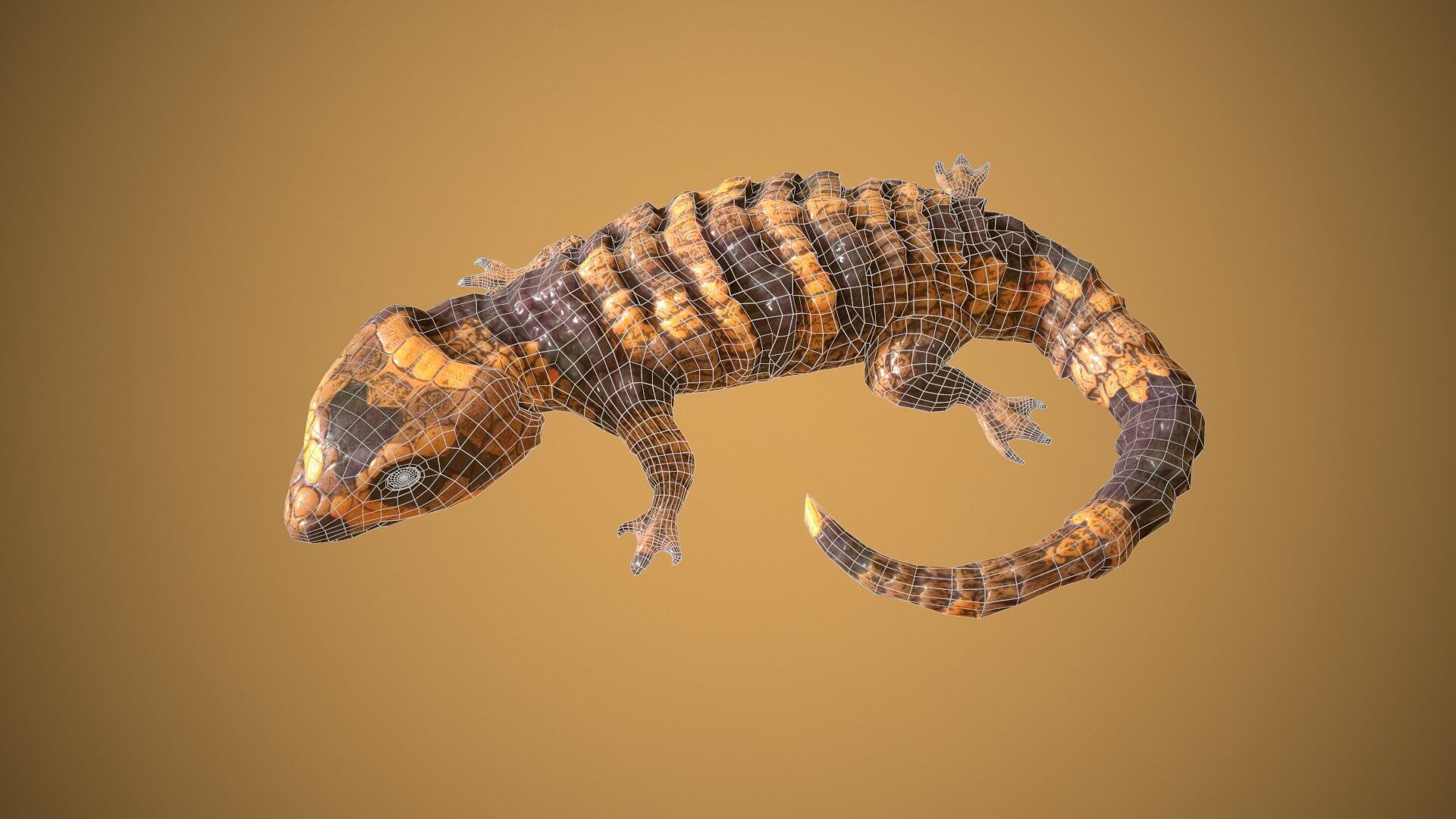 Lizard - 3D Model by Zelad