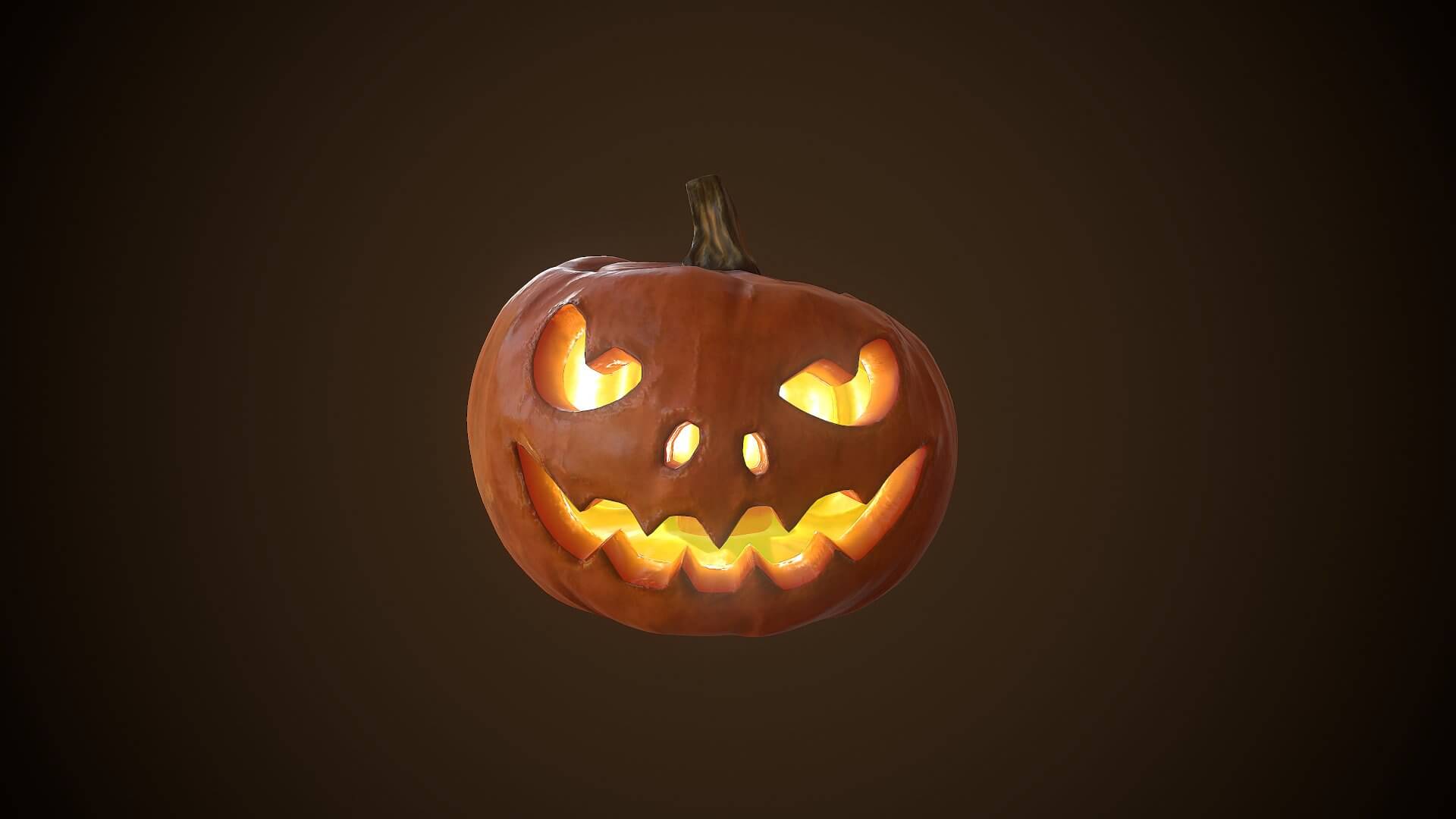 Pumpkin Halloween - 3D Model by Zelad