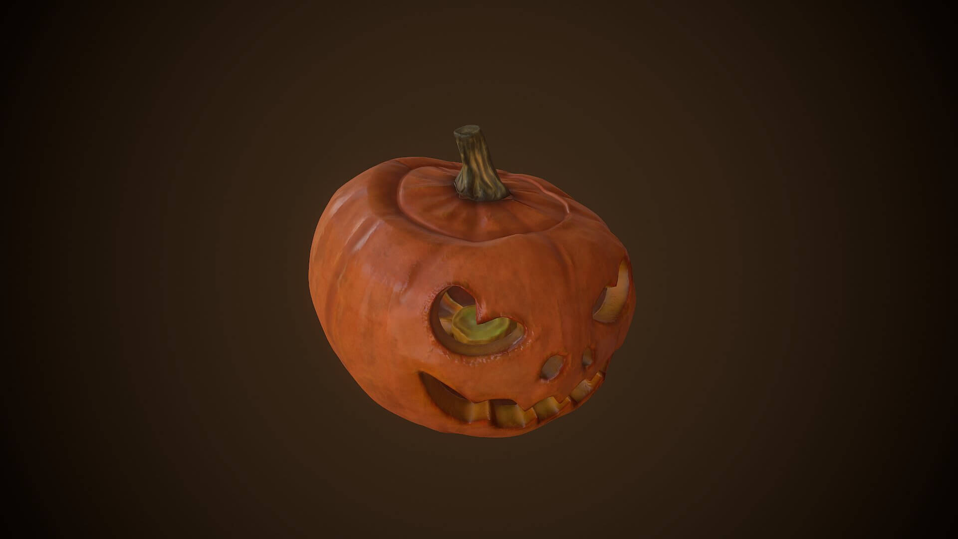 Pumpkin Halloween - 3D Model by Zelad