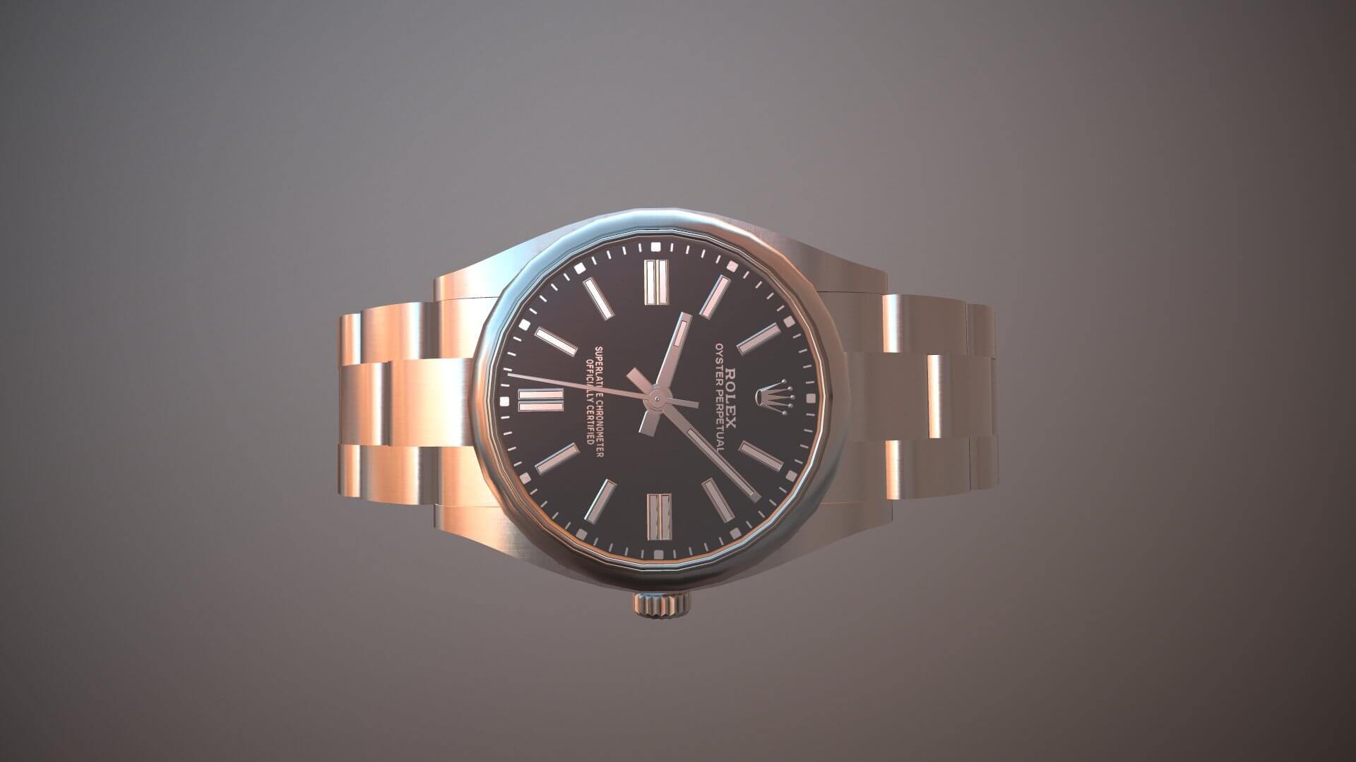 Rolex Watch - 3D Model by Zelad