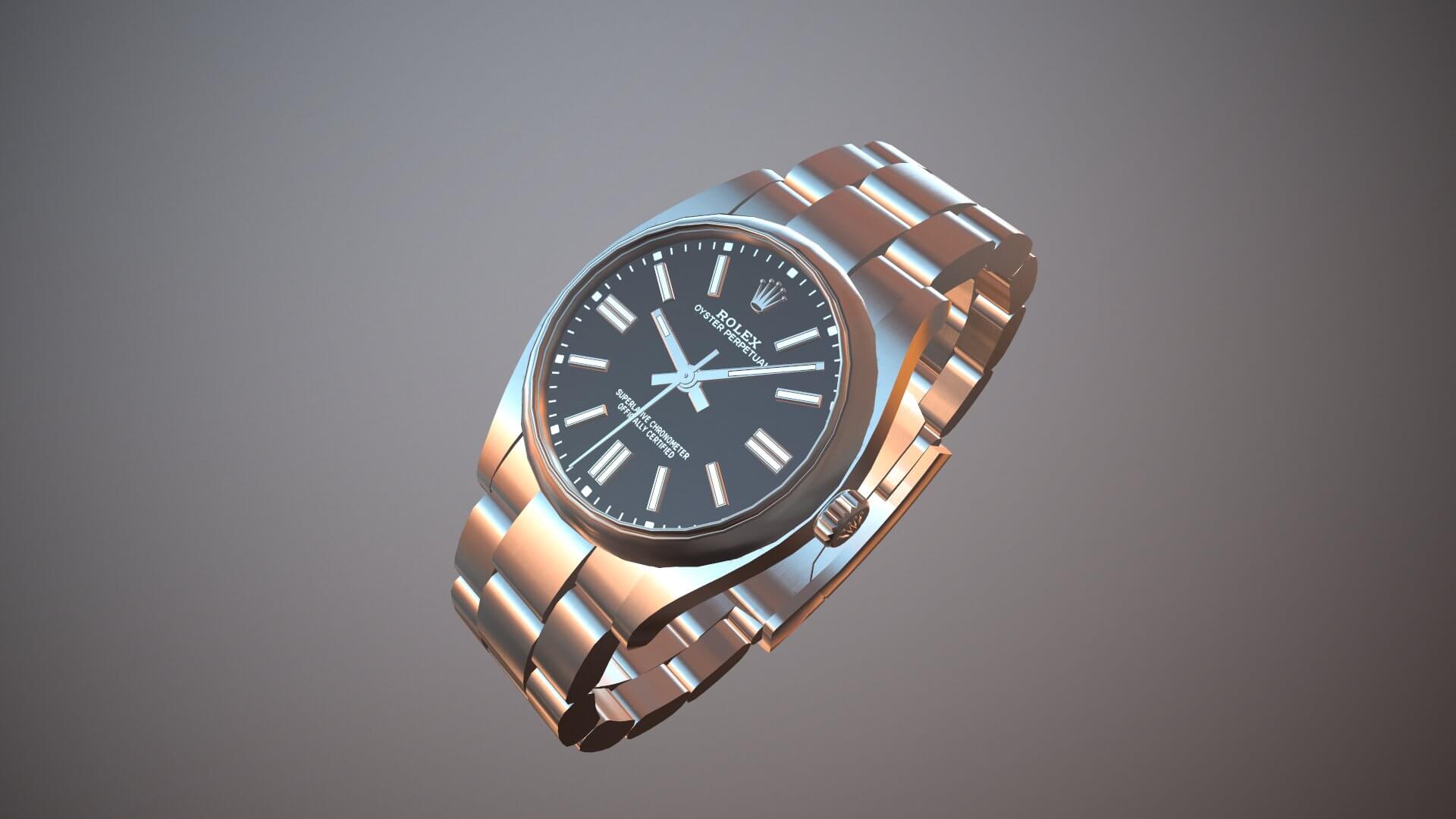 Rolex Watch - 3D Model by Zelad