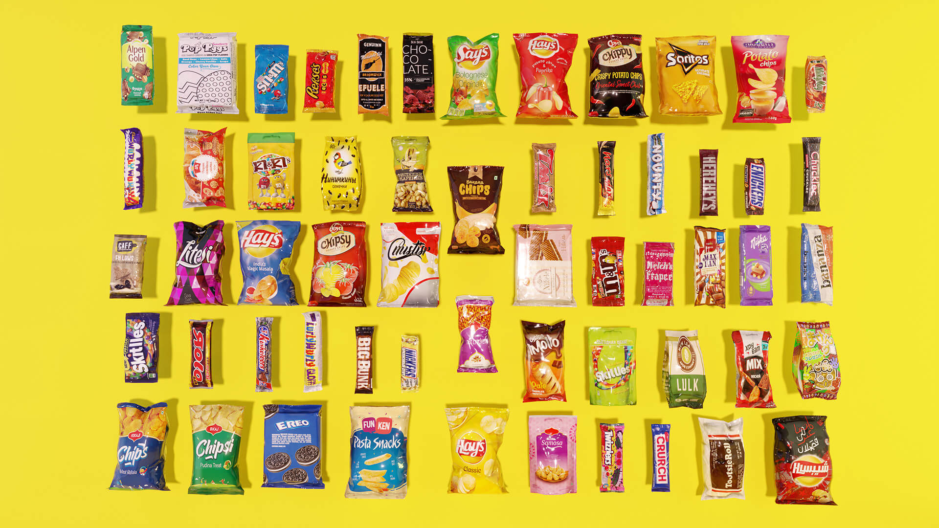 Snacks Bars Packages - 3D Model by Zelad