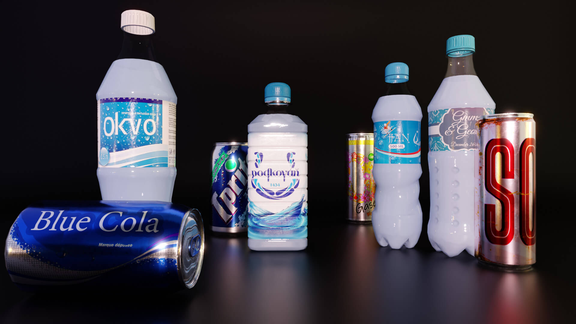 Soda Can Water Bottle