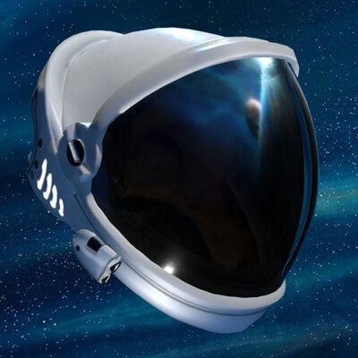 Space Helmet - 3D Model by Zelad