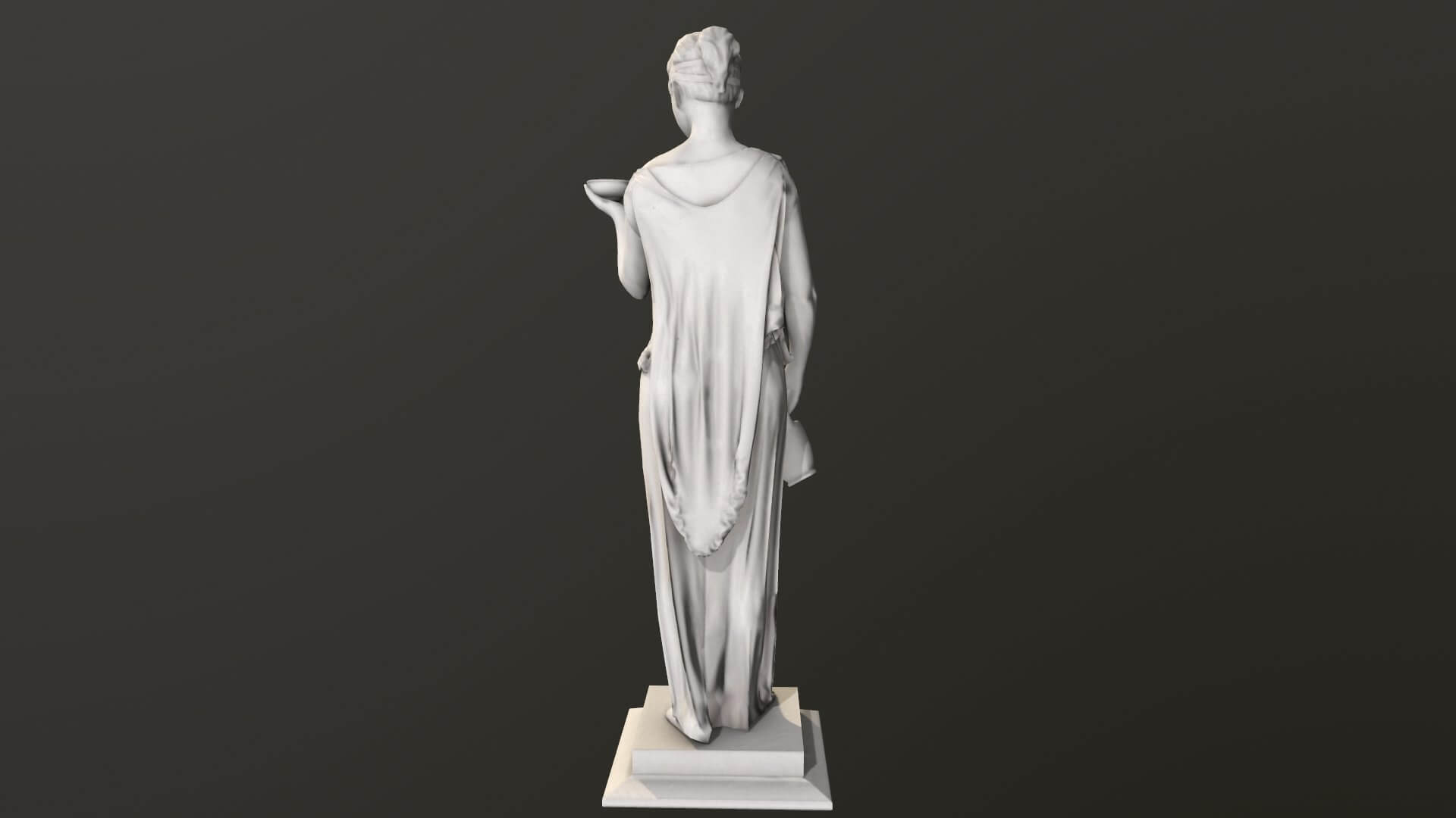 Statue Sculpture of Ancient Greece - 3D Model by Zelad