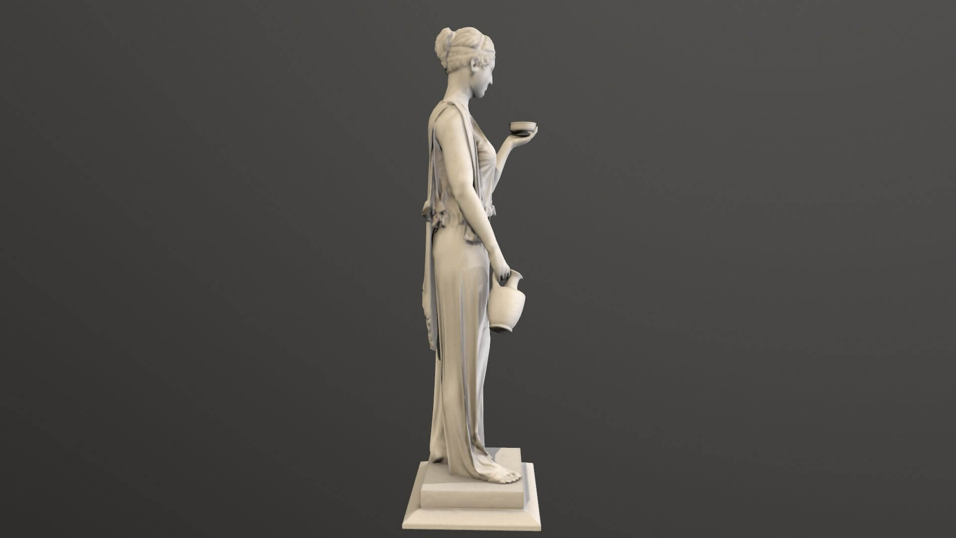Statue Sculpture of Ancient Greece - 3D Model by Zelad