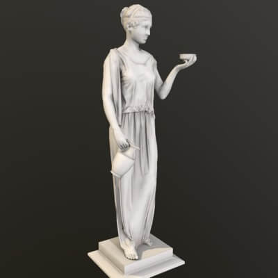 Statue Sculpture of Ancient Greece - 3D Model by Zelad
