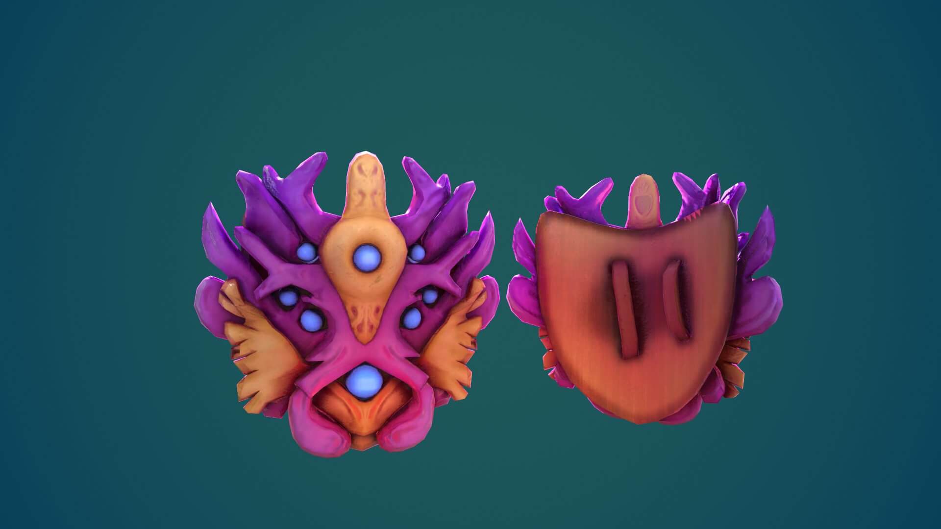 Stylized Shield - 3D Model by Zelad