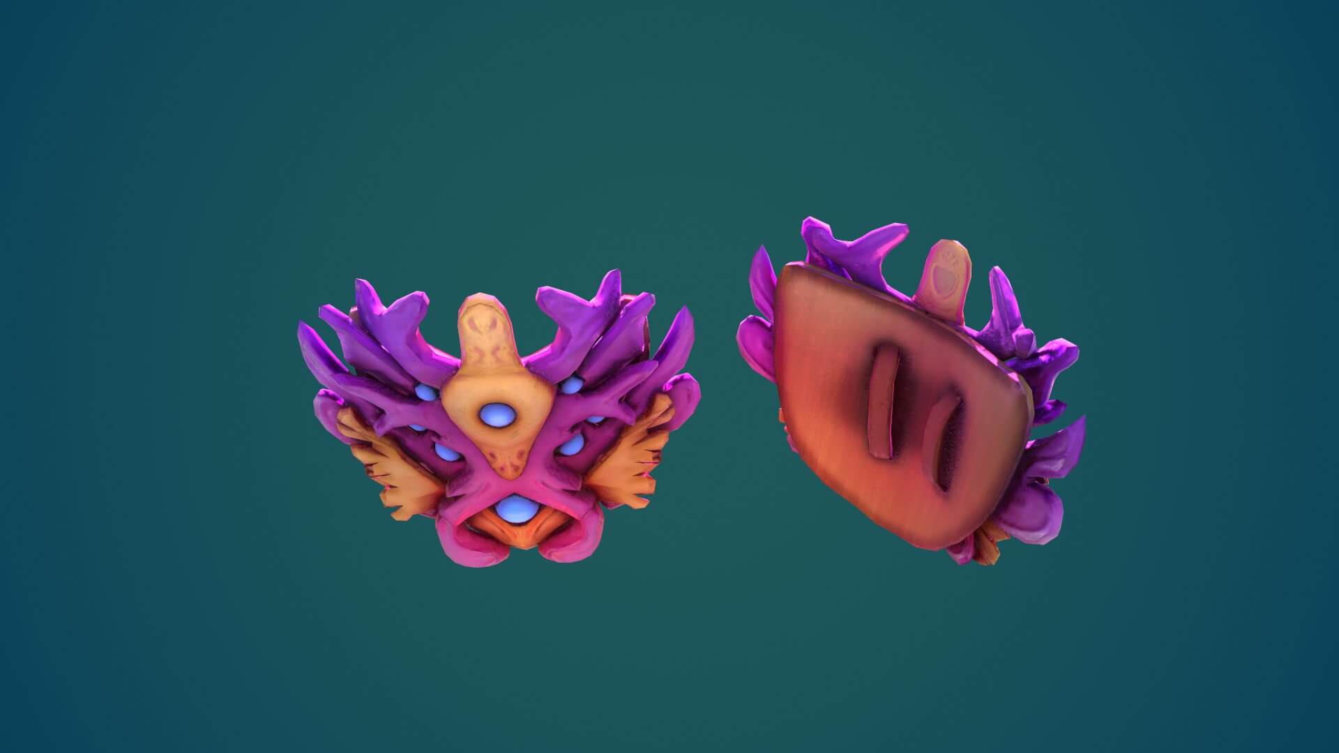 Stylized Shield - 3D Model by Zelad