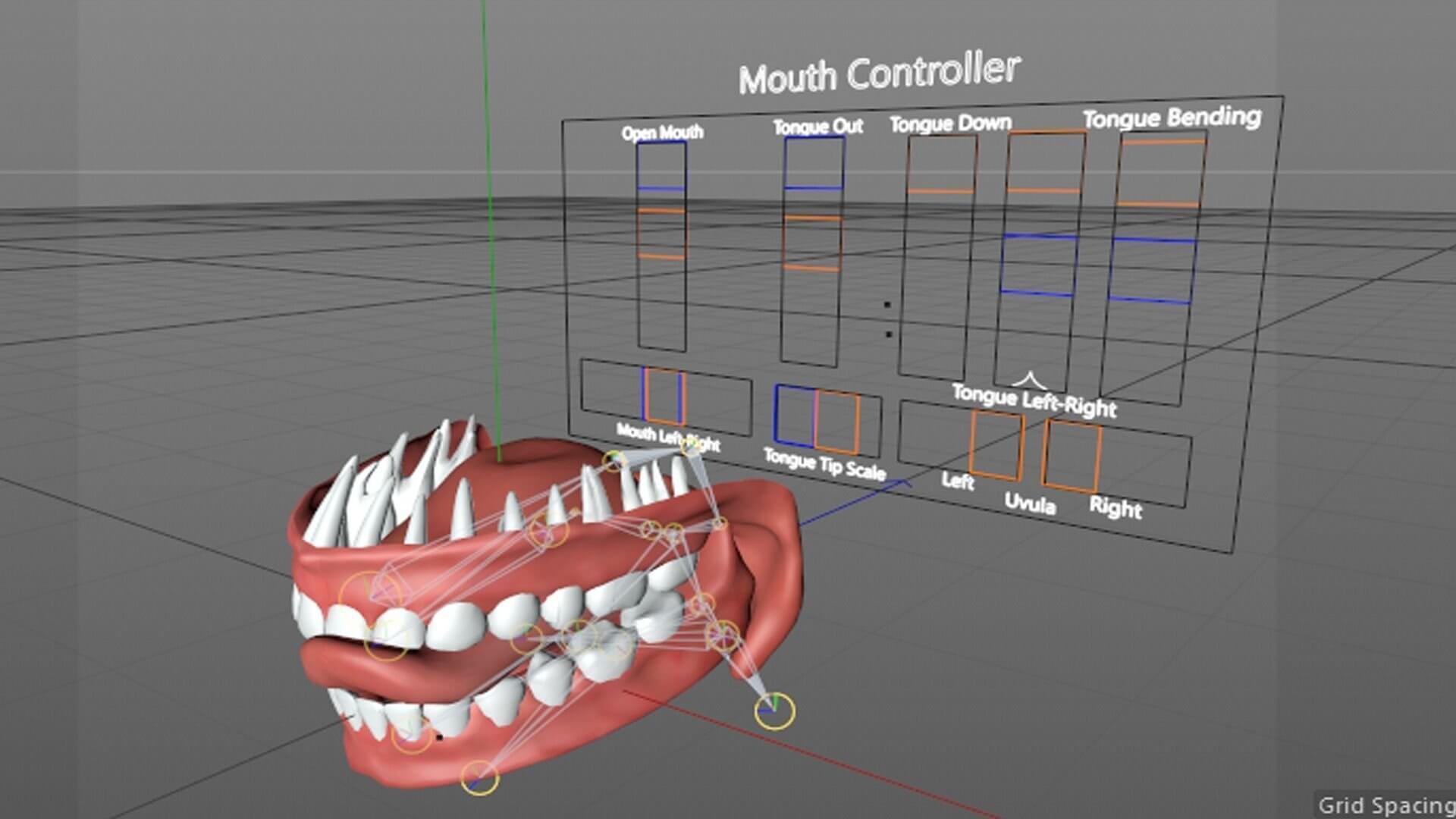 Teeth - Mouth For Character 3D Model by Zelad