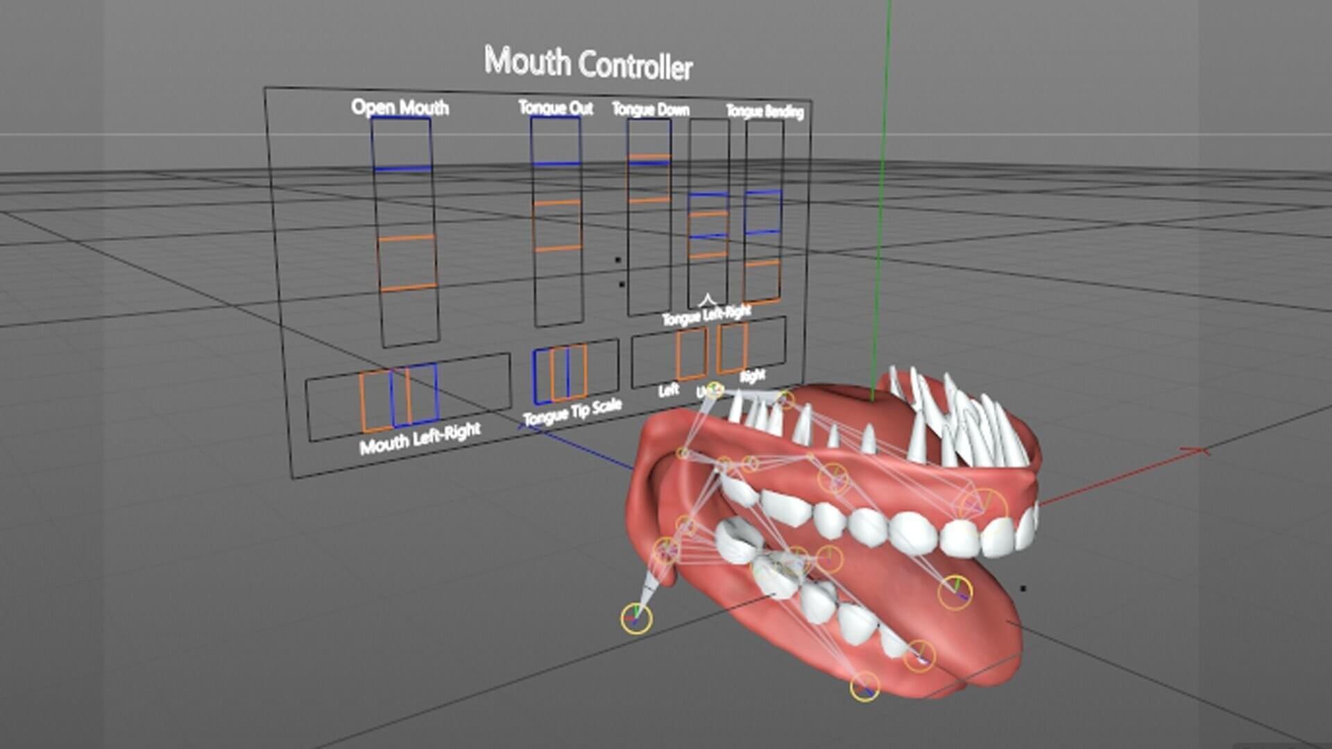 Teeth - Mouth For Character 3D Model by Zelad