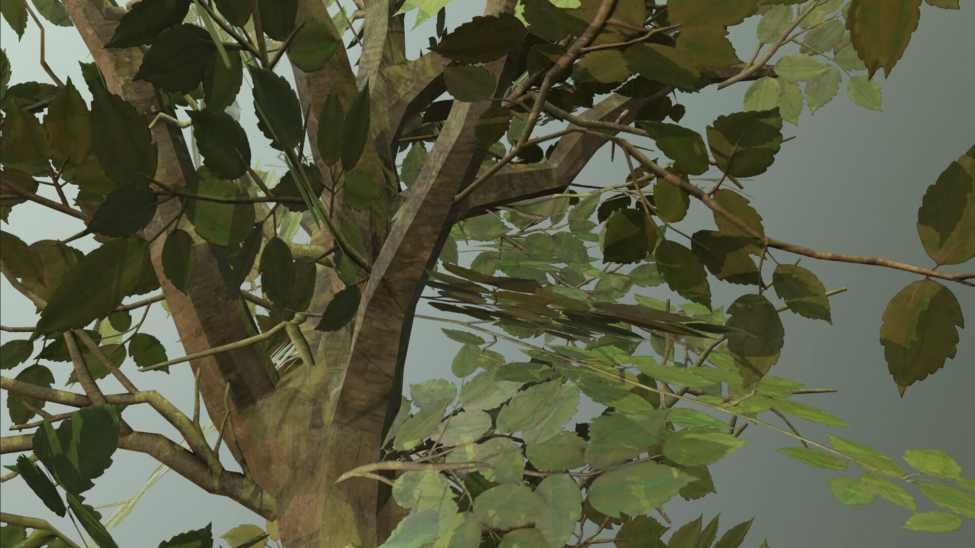 Tree with Leaf - 3D Model by Zelad