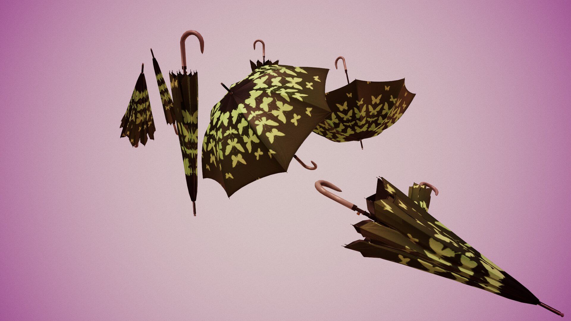 Umbrella - 3D Model by Zelad
