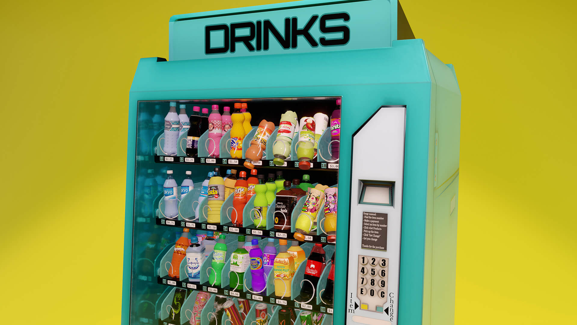Vending Machines - 3D Model by Zelad