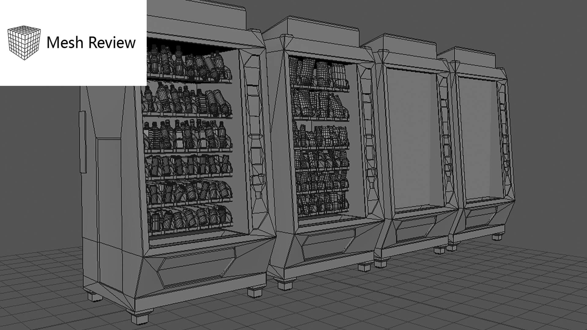 Vending Machines - 3D Model by Zelad