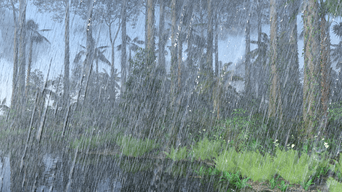 Coastal Rain 3D Render, Digital Art by ZephaniahComics