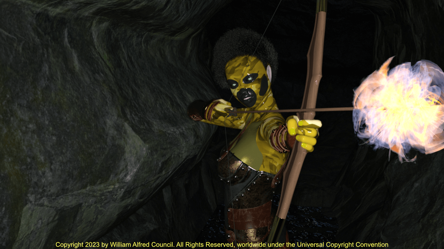 Ready...Aim...F 3D Render, Digital Art by ZephaniahComics