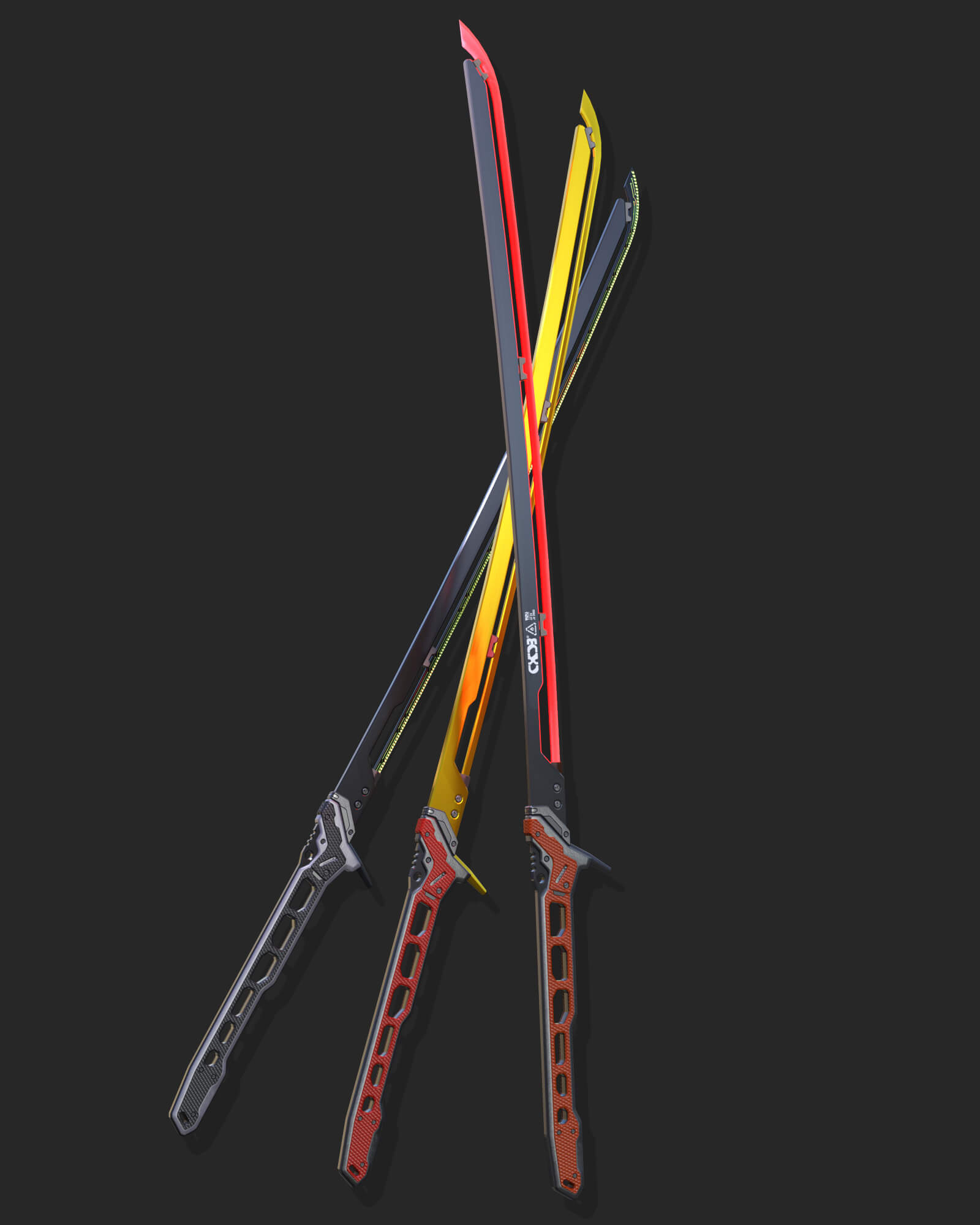 Cyberpunk 2077 Katana LV.4 - Free Daz Content by Zero_SF
