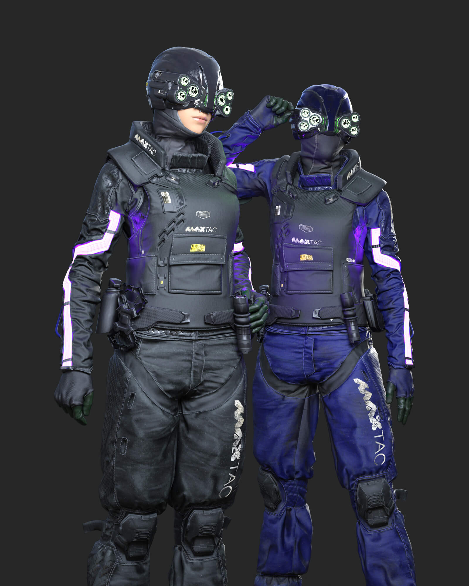 Maxtac Officer for Genesis 8 Female - Free Daz Content by Zero_SF