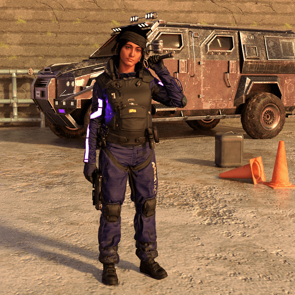 Maxtac Officer for Genesis 8 Female - Free Daz Content by Zero_SF