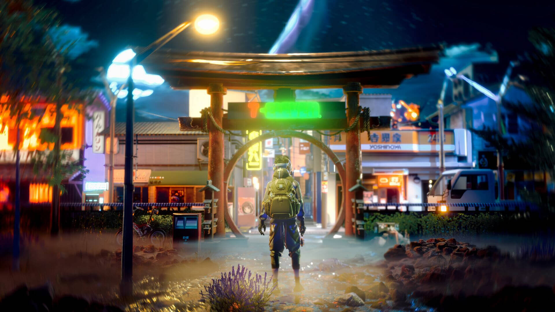 LOST in Shibuya-Sci-FI 3D Render | RenderHub Gallery