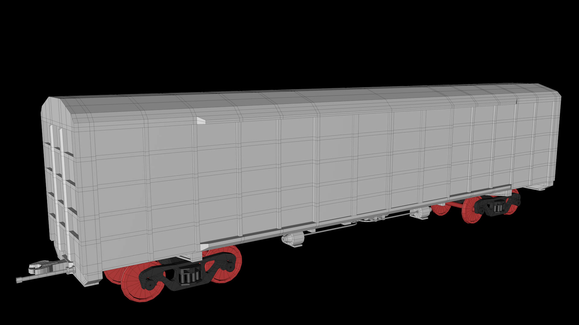 Animated game-ready BoxcarV0 3D Model by zhako