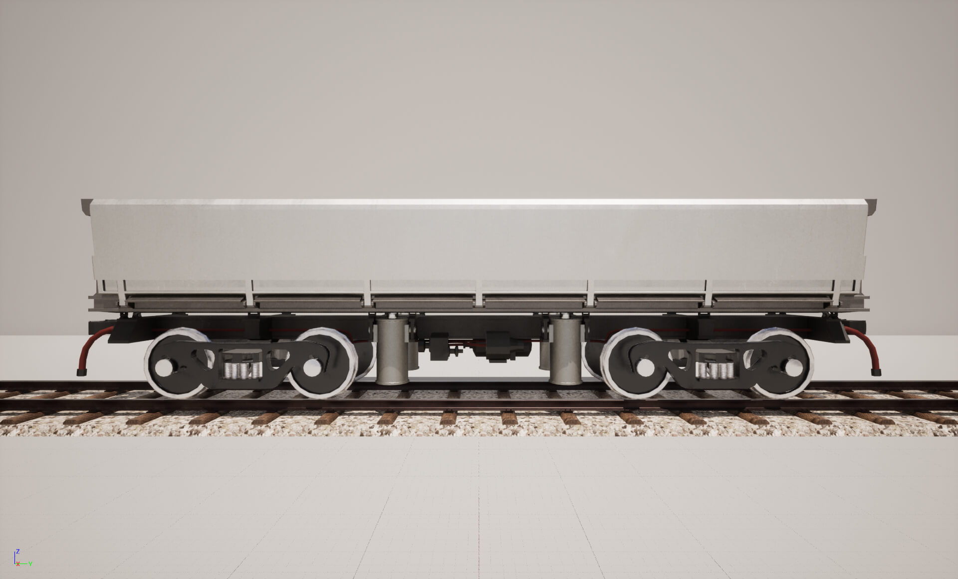 Animated Game Ready Train Cars by zhako