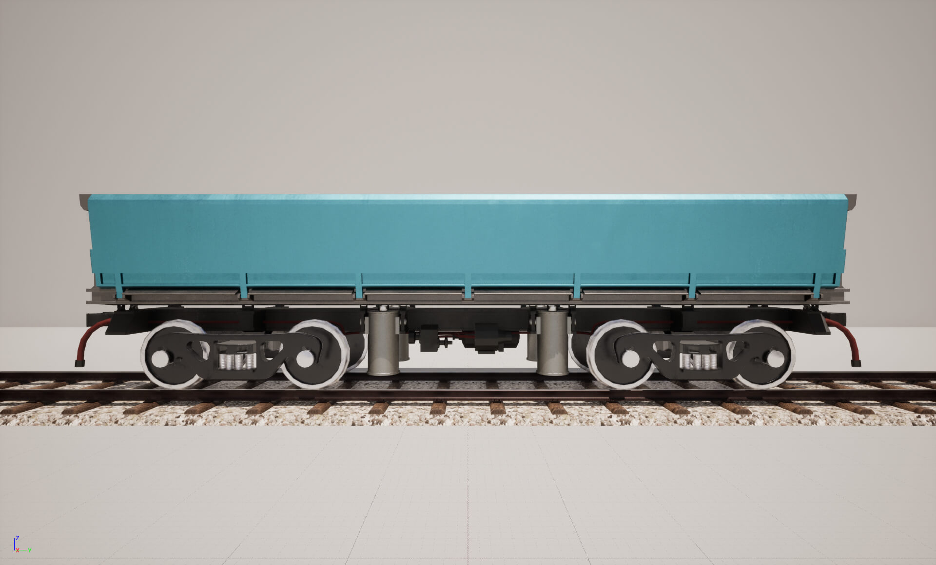 Animated game-ready Dumpcar 3D Model by zhako