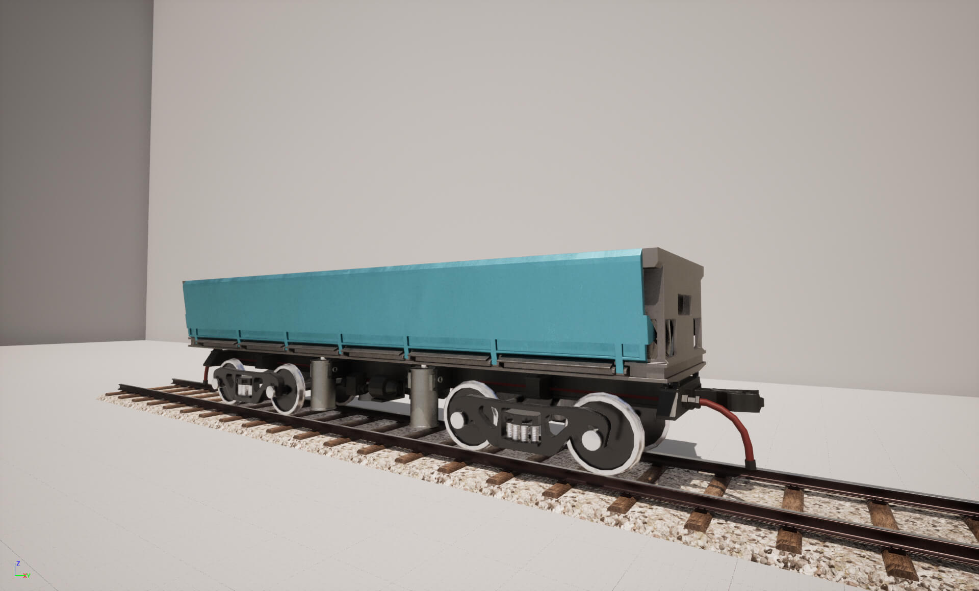 Animated game-ready Dumpcar 3D Model by zhako