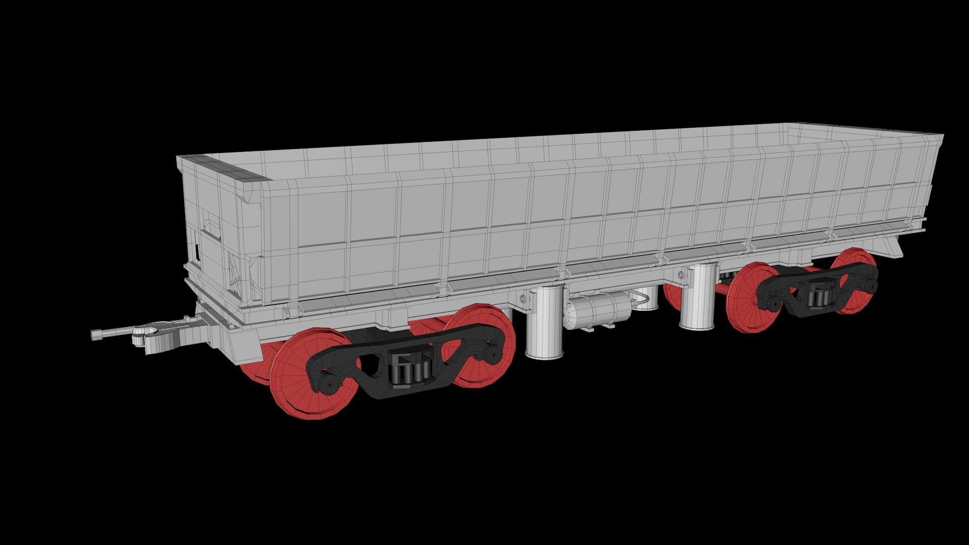 Animated game-ready DumpcarV0 3D Model by zhako