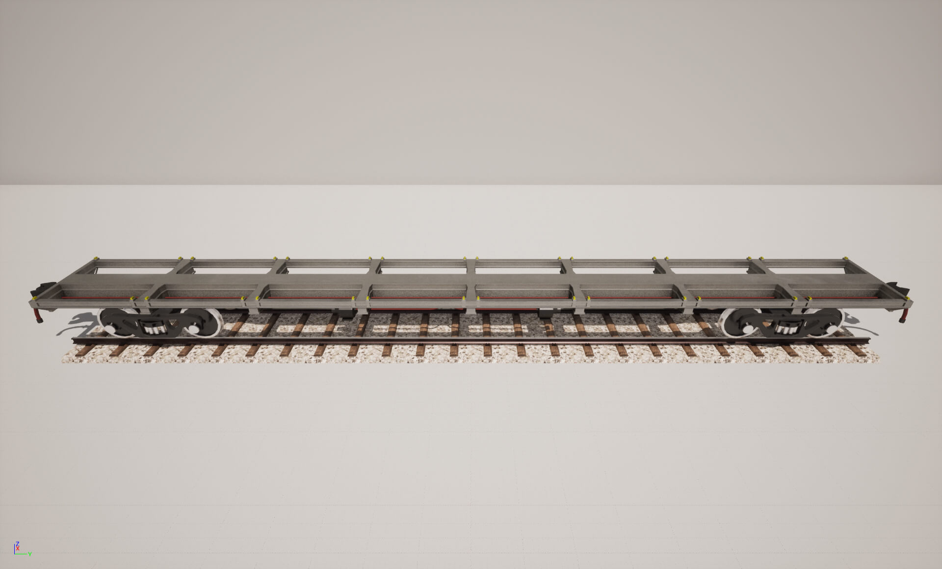 Animated Game Ready Train Cars by zhako