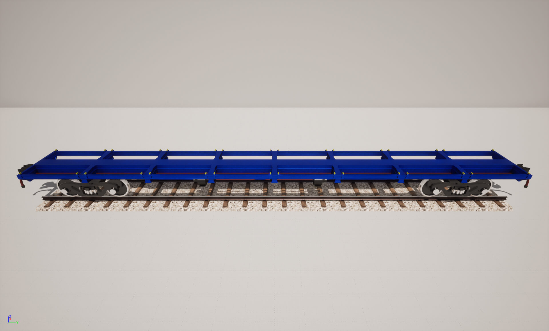 Animated Game Ready Train Cars by zhako