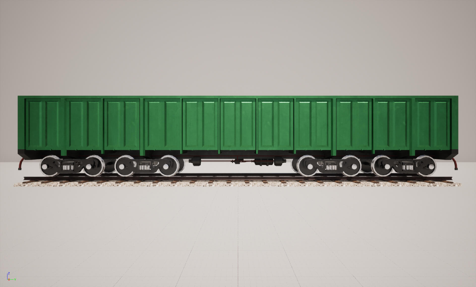 Animated game-ready GondolacarL 3D Model by zhako