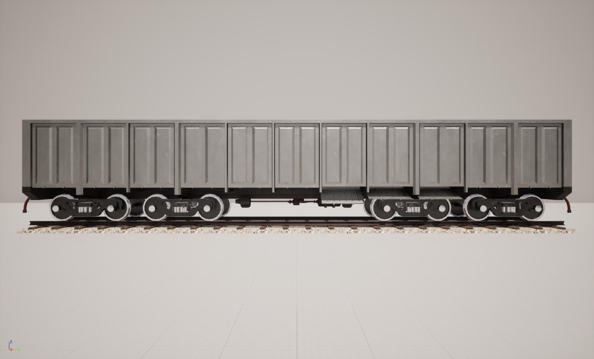 Animated game-ready GondolacarL 3D Model by zhako