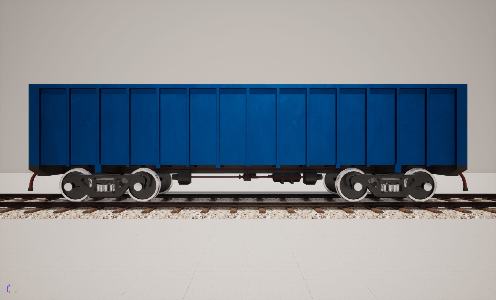 Animated Game Ready Train Cars by zhako