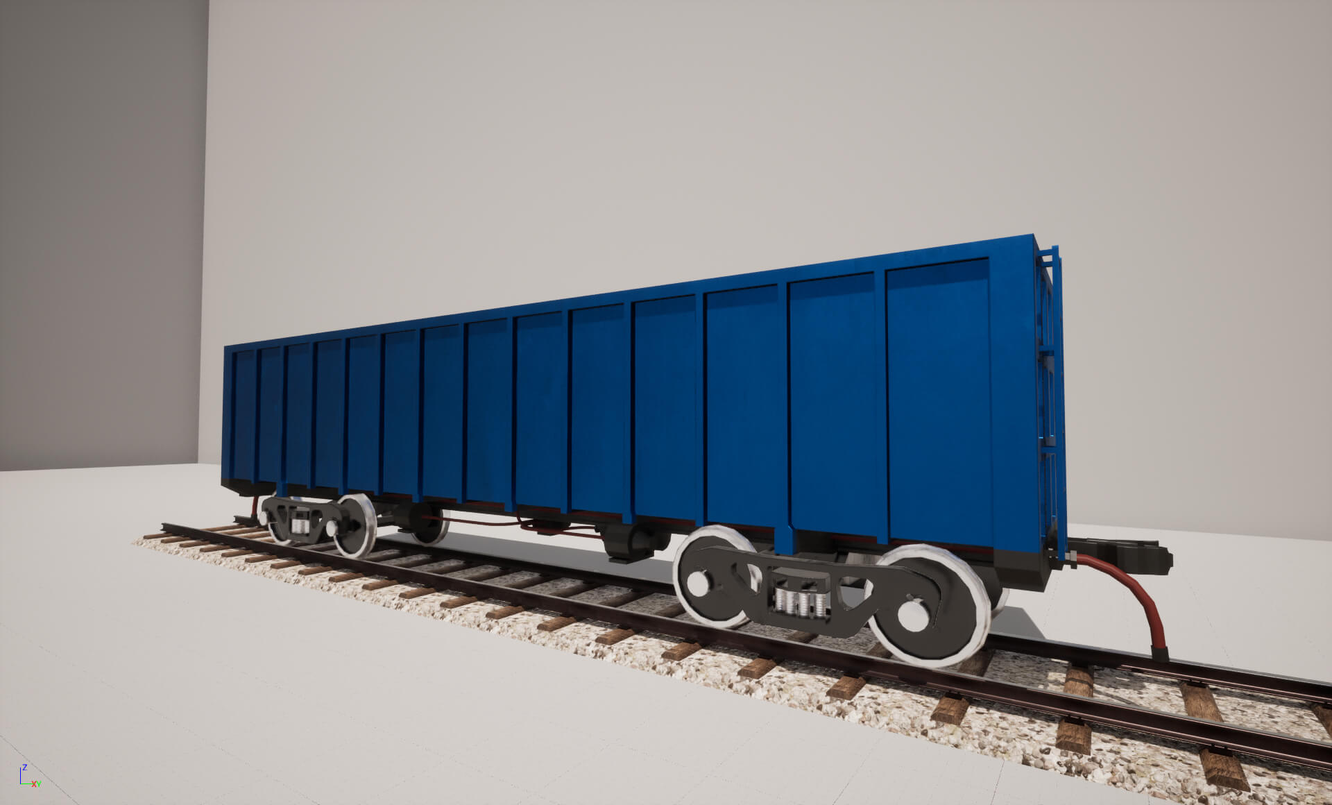 Animated game-ready GondolacarV0 3D Model by zhako