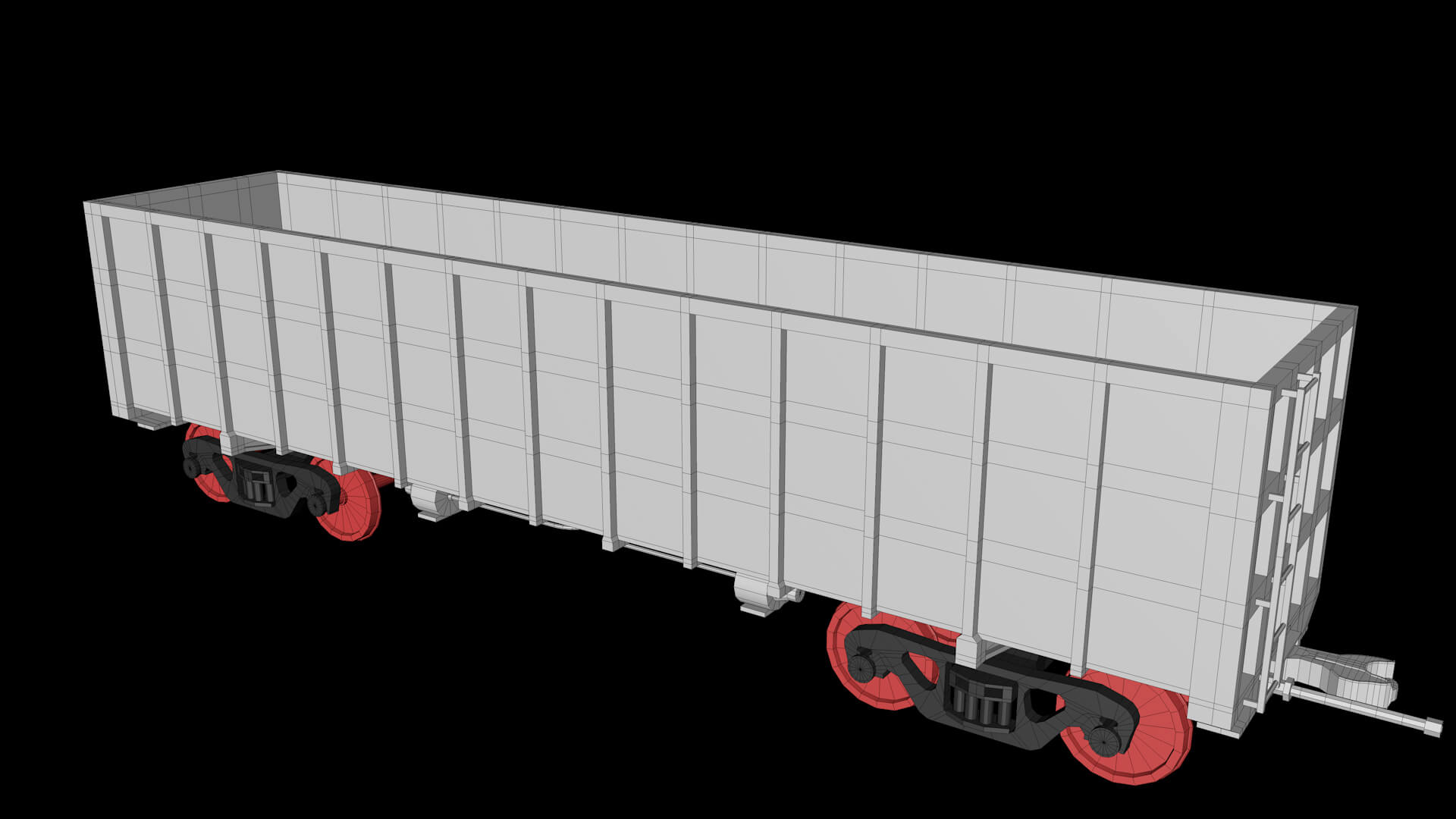 Animated game-ready GondolacarV0 3D Model by zhako