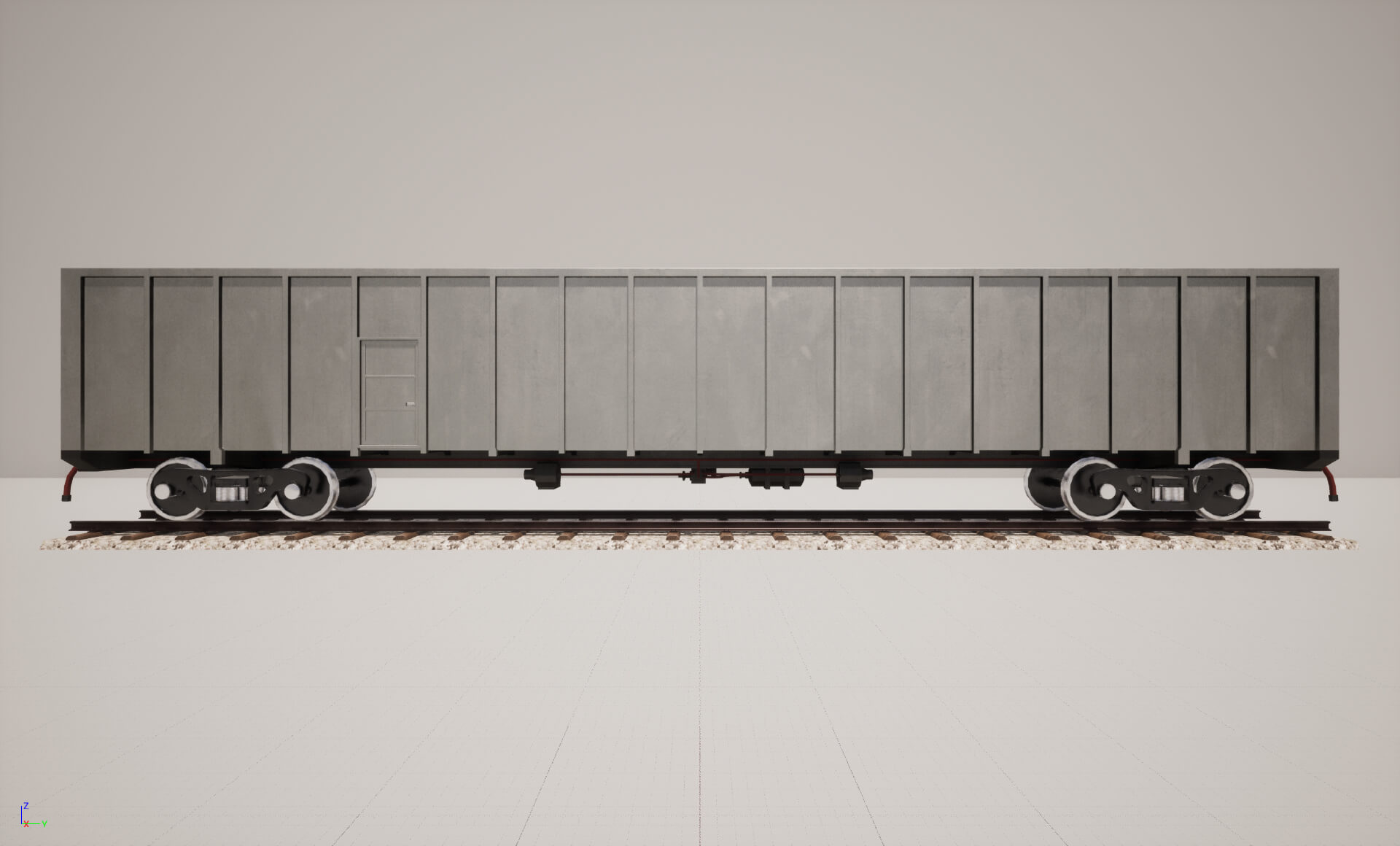 Animated Game Ready Train Cars by zhako