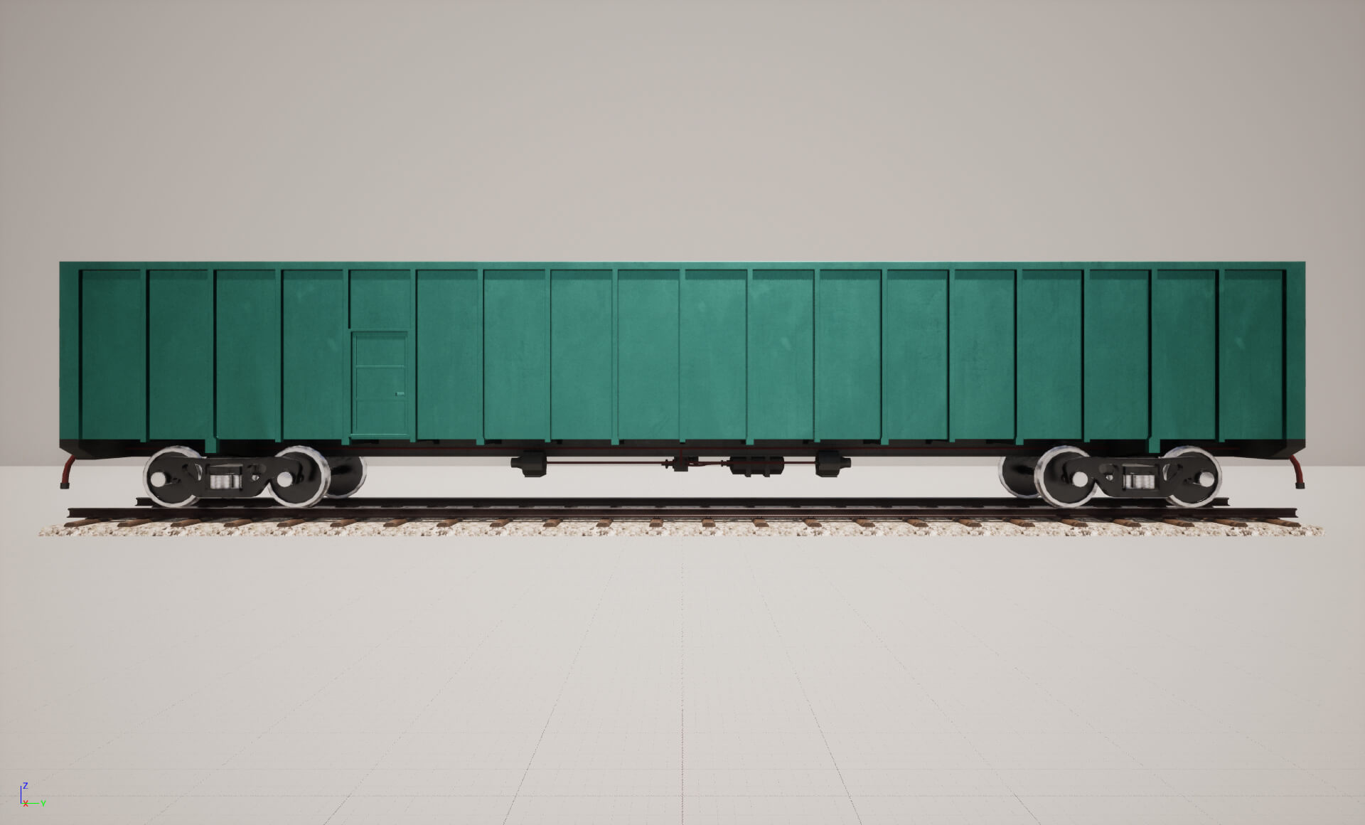Animated Game Ready Train Cars by zhako
