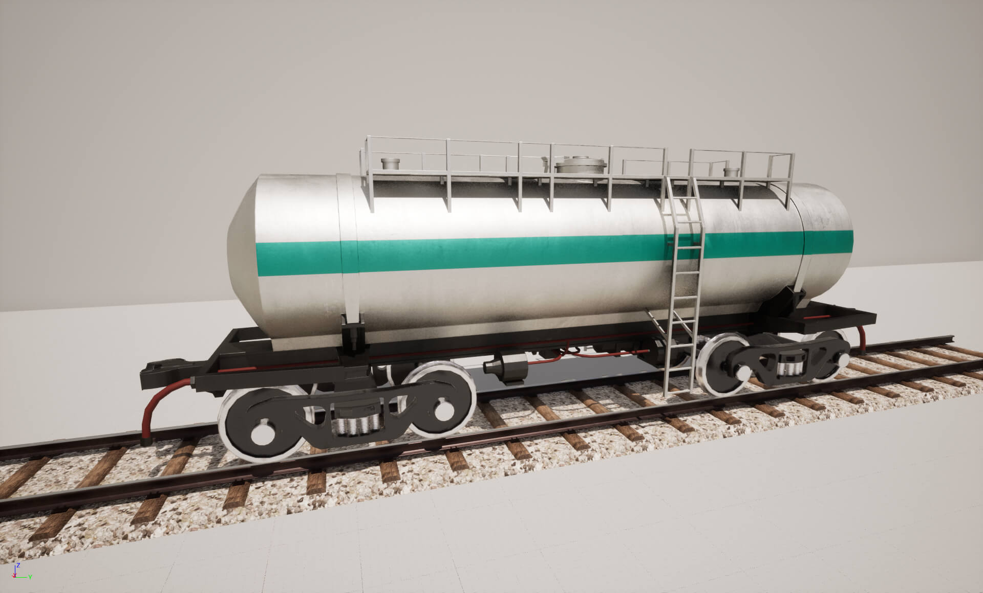 Animated game-ready TankcarV2 3D Model by zhako