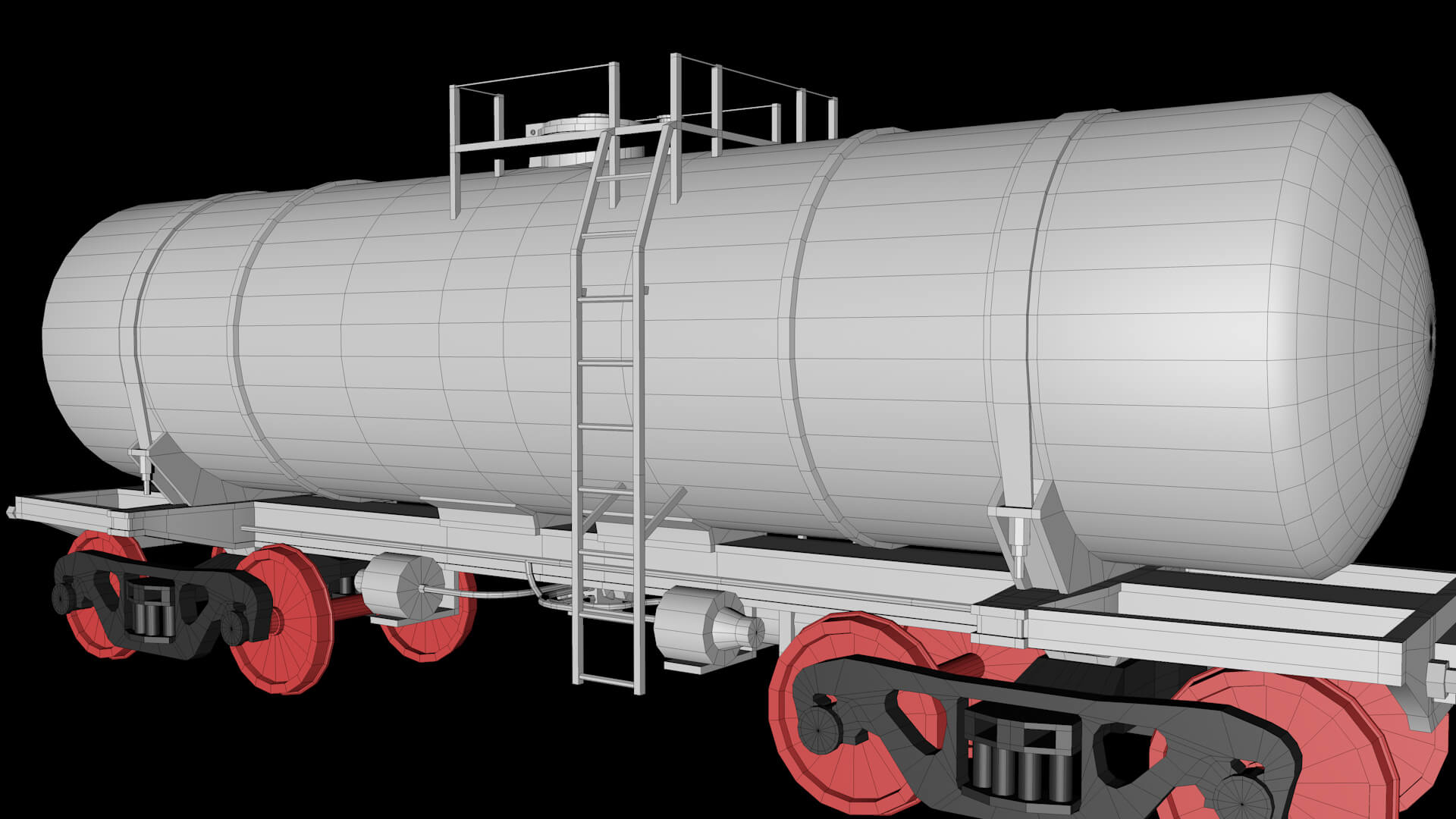 Animated game-ready TankcarV3 3D Model by zhako