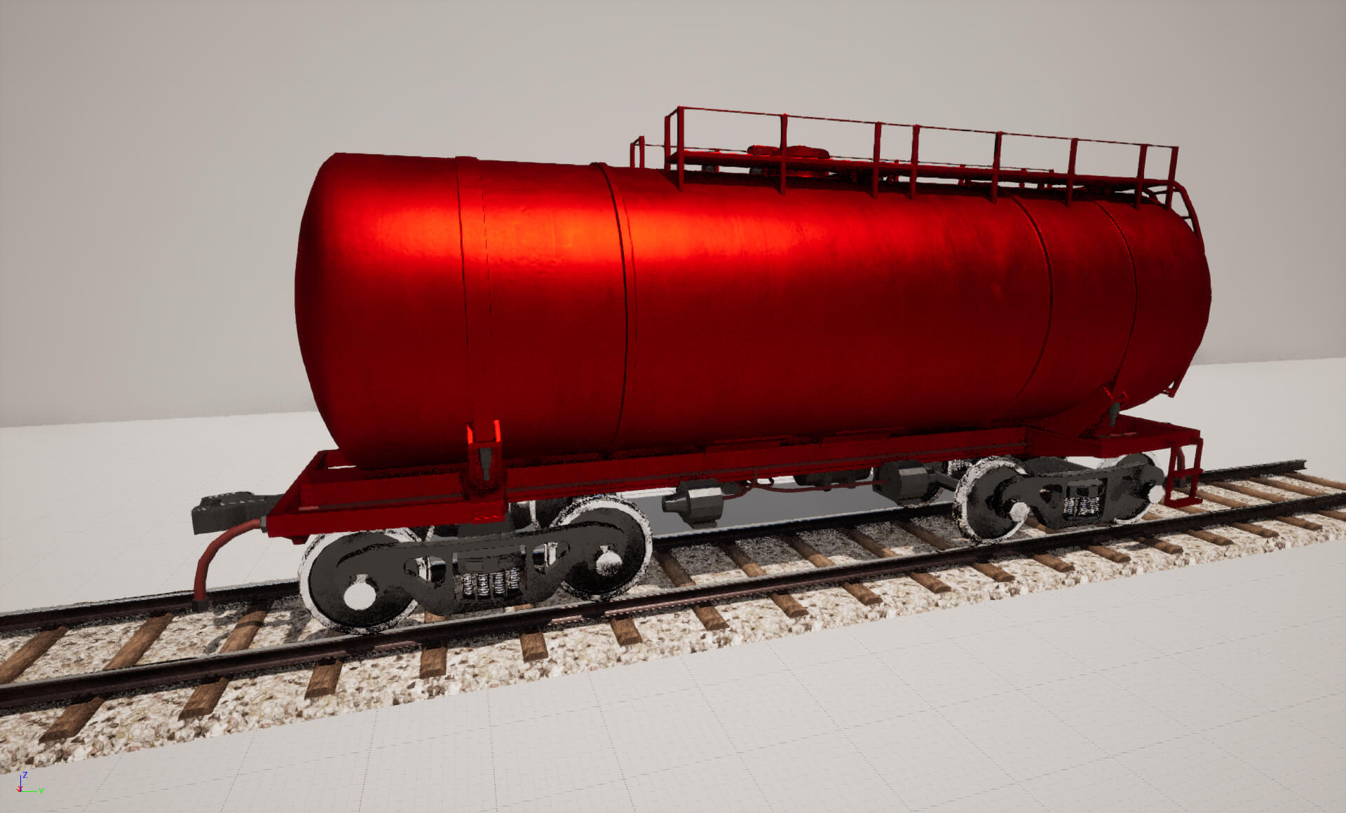 Animated game-ready TankcarV4 3D Model by zhako