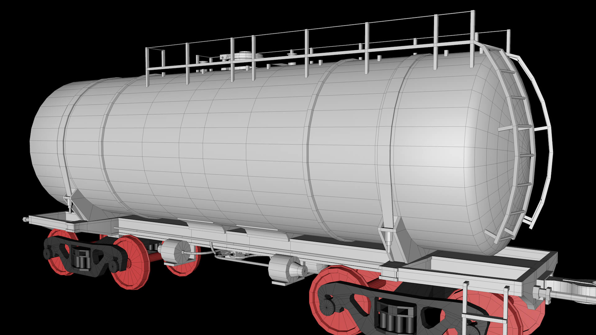 Animated game-ready TankcarV4 3D Model by zhako