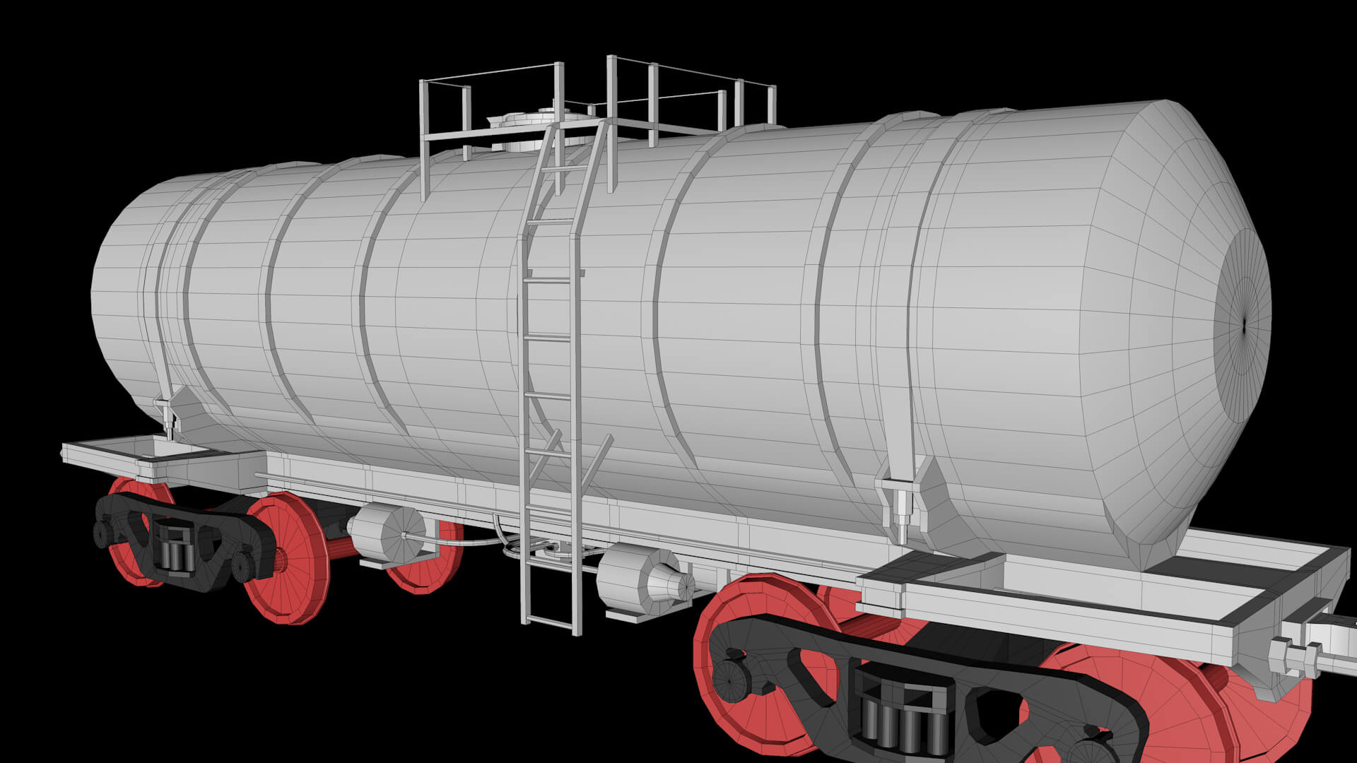 Animated game-ready TankcarV5 3D Model by zhako