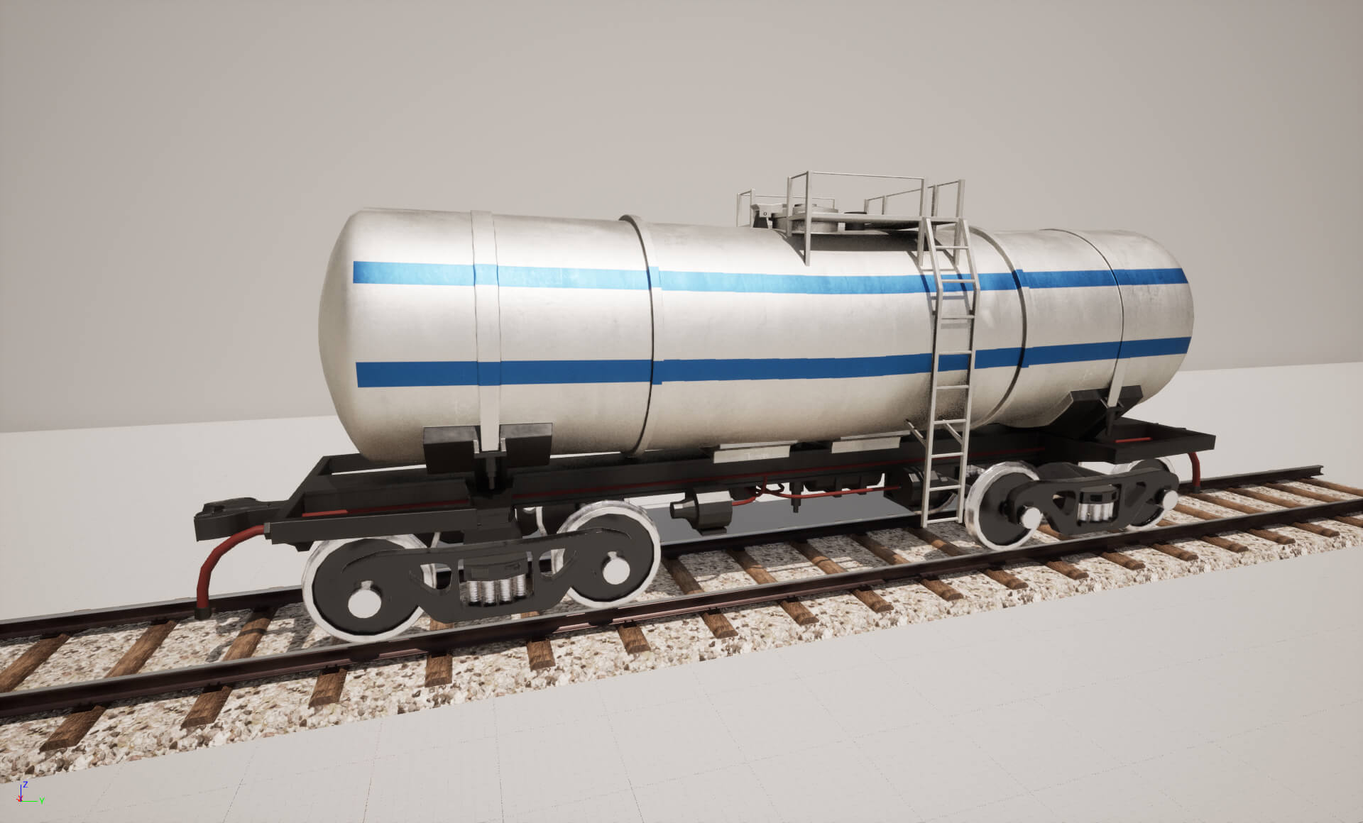 Animated game-ready TankcarV6 3D Model by zhako