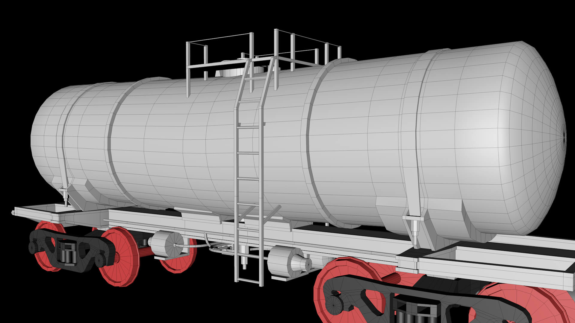 Animated game-ready TankcarV6 3D Model by zhako