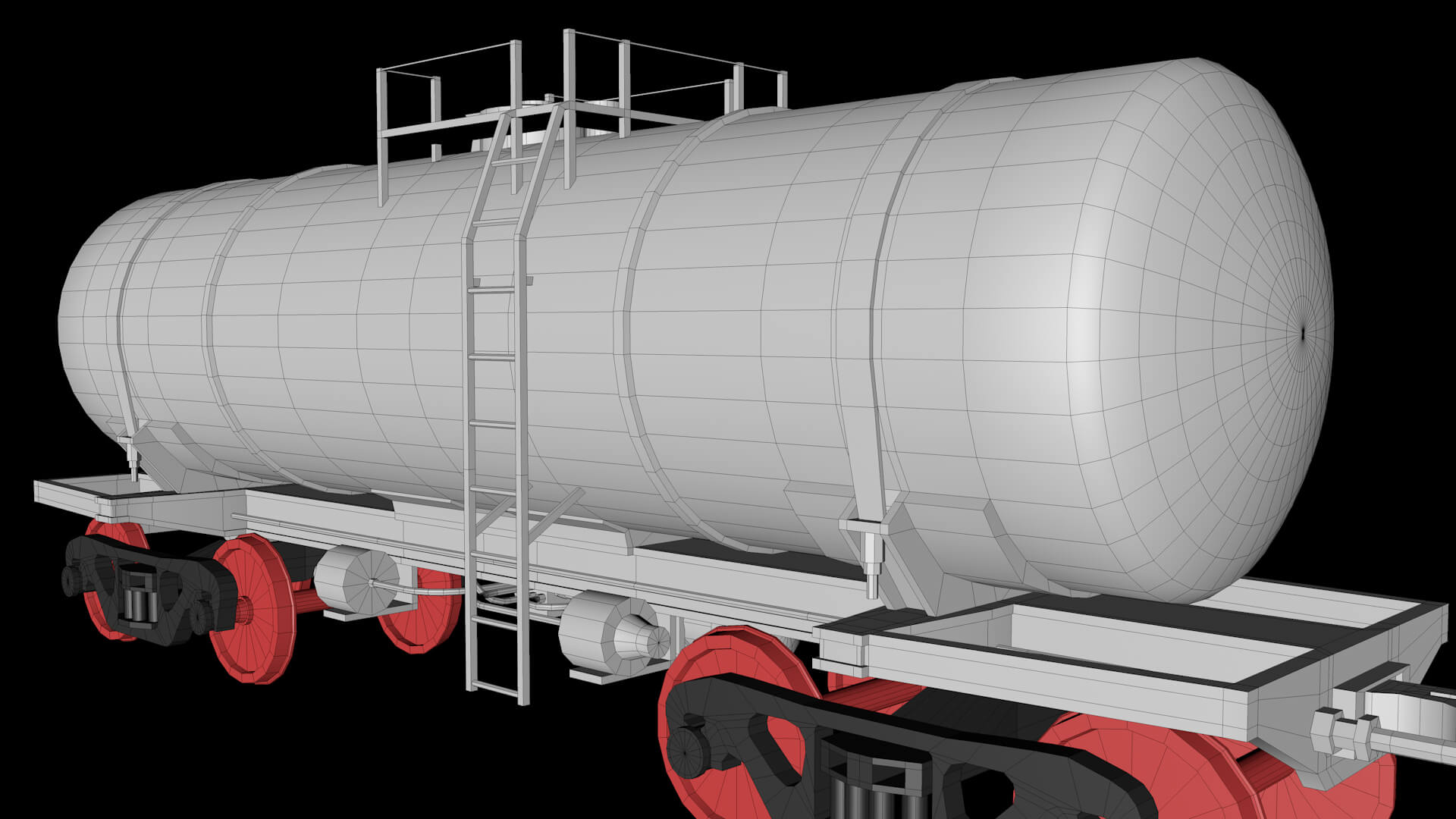 Animated Game Ready Train Cars 2 by zhako